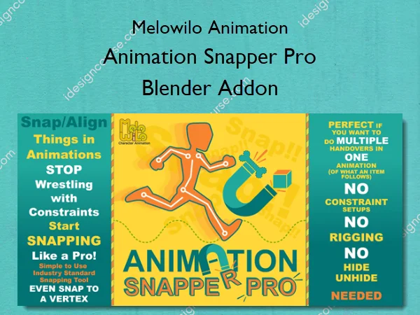 Download Animation Snapper Pro – Blender Addon – Melowilo Animation ...